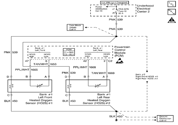 DTC P0131 HO2S Circuit Low Voltage Bank 1 Sensor 1